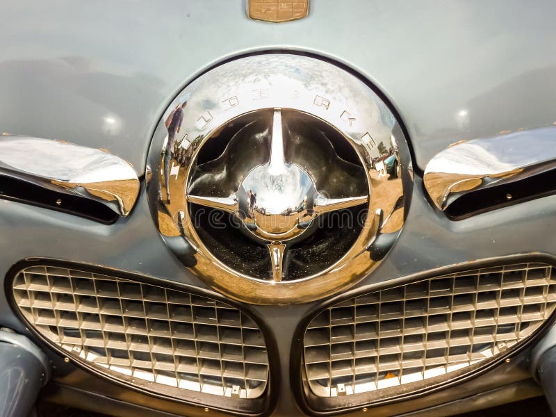 Front of a Studebaker Vintage Car Editorial Photography - Image of ...