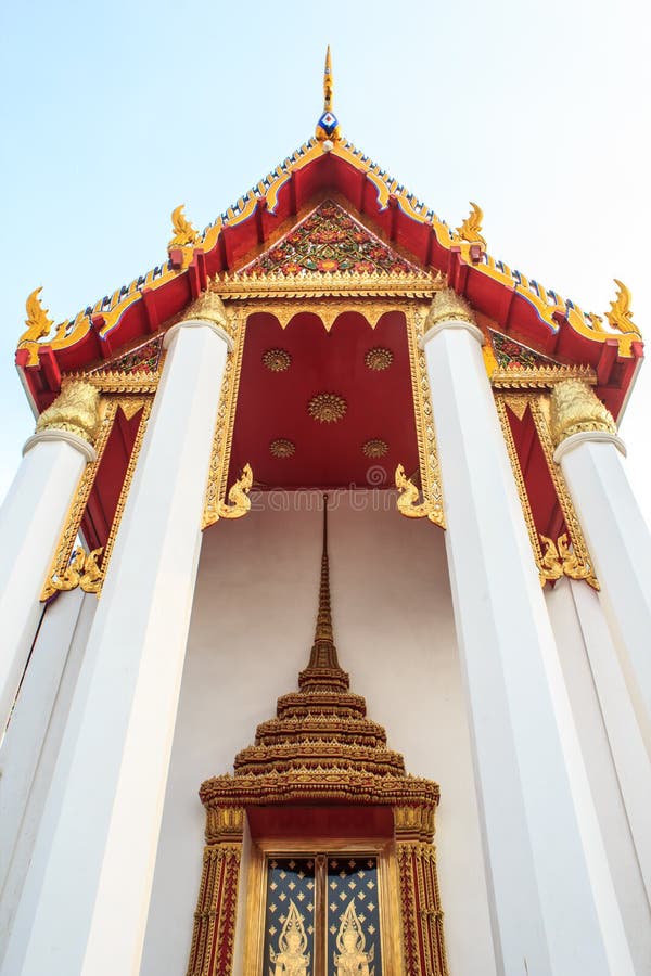 Front of Thai church stock image. Image of faith, buddhism - 35853411