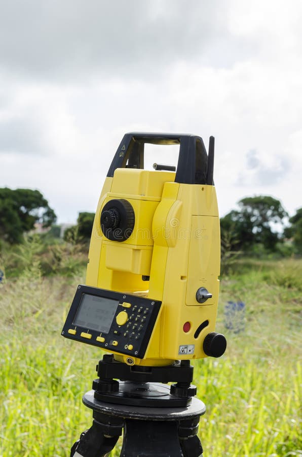 Theodolite stock photo. Image of exact, isolated, measurement - 4828384