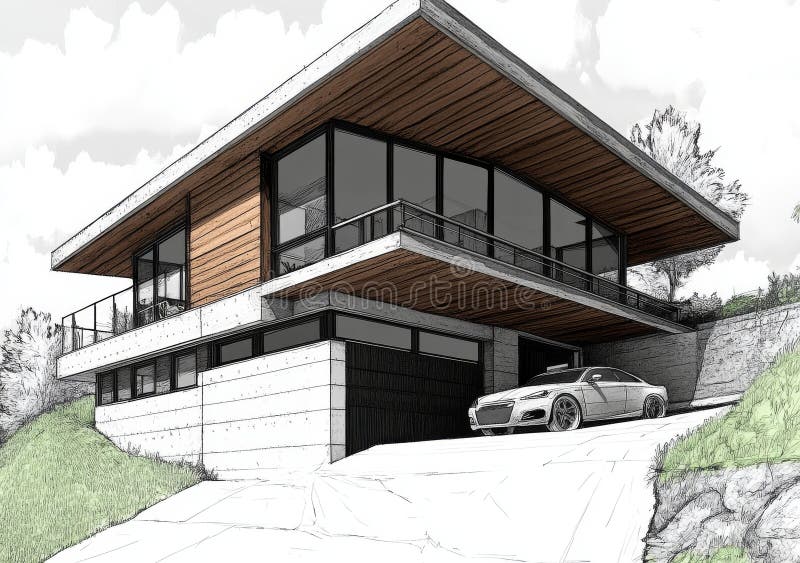 A Front, Top, and Side View of a 3D Shape, Illustrating Solid Forms in ...