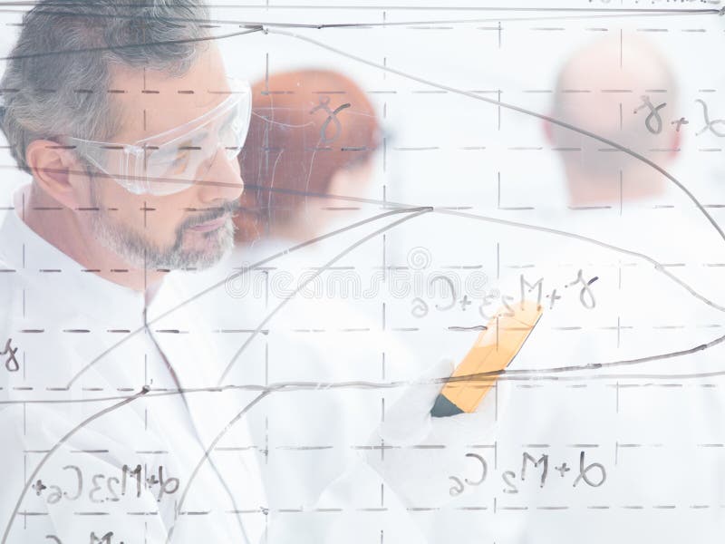 Front of a Transparent Board Stock Image - Image of presentation ...