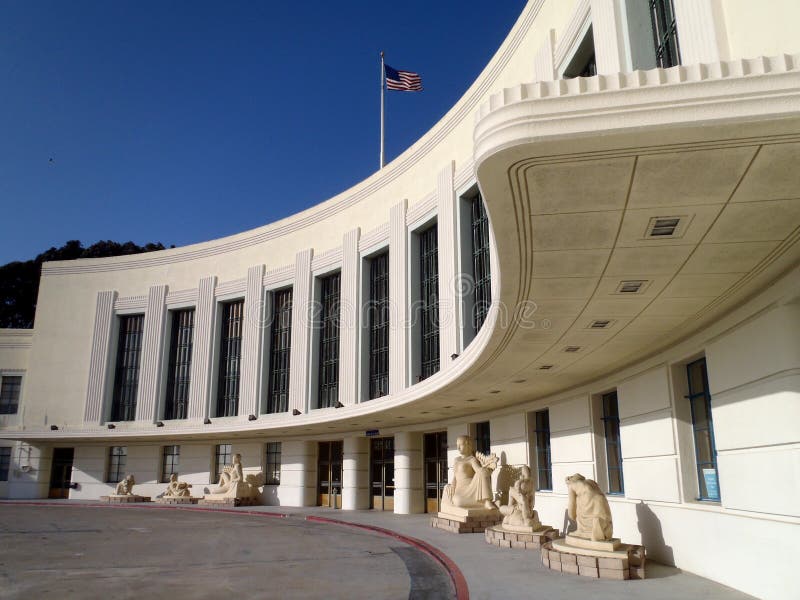 Front of the Treasure Island Administration Building Stock Image ...