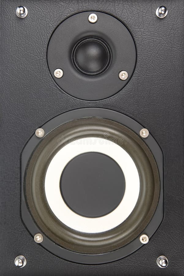 The Front of the Two-channel Audio Speaker System Stock Image - Image ...