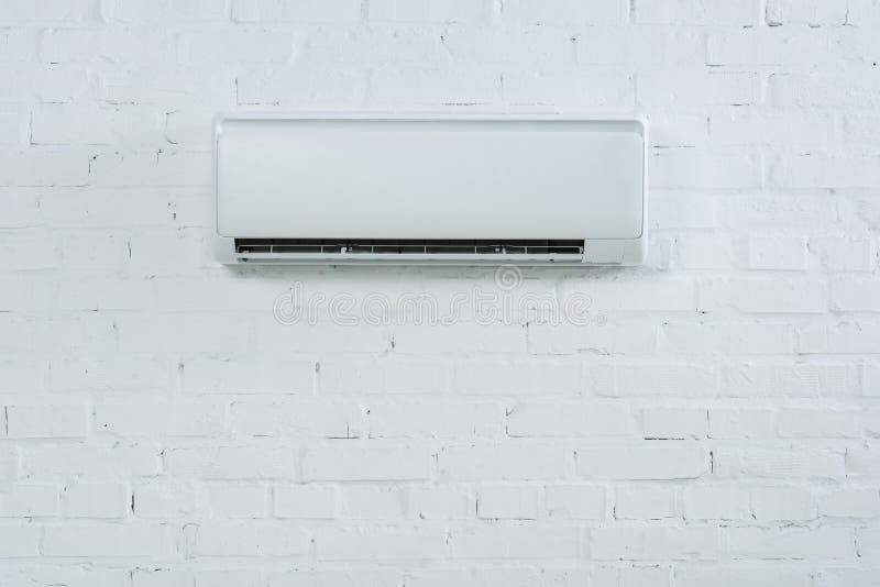 Air Conditioner, Front View Stock Photo - Image of cool, equipment ...