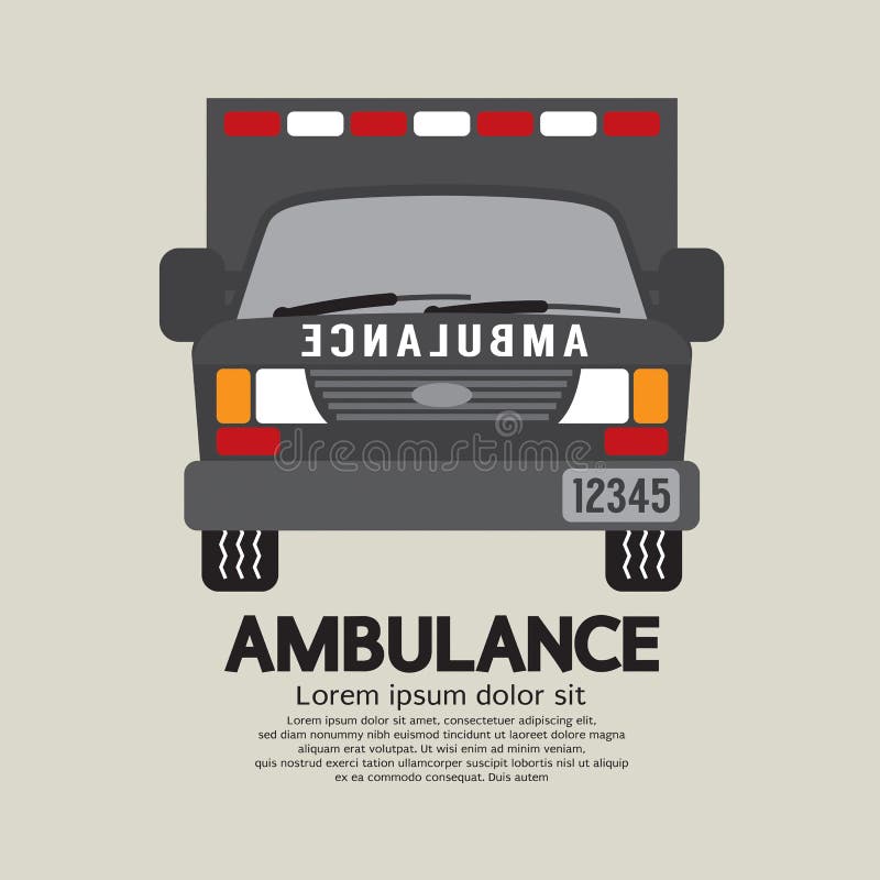 Ambulance Front Vector Stock Illustrations – 2,727 Ambulance Front ...