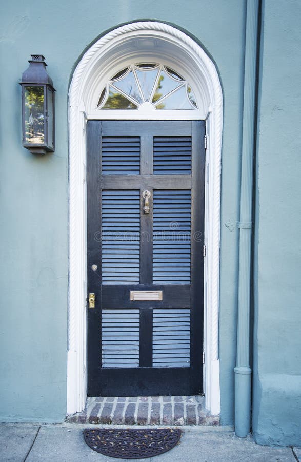 Front View of Ancient House in Charleston City Stock Image - Image of ...
