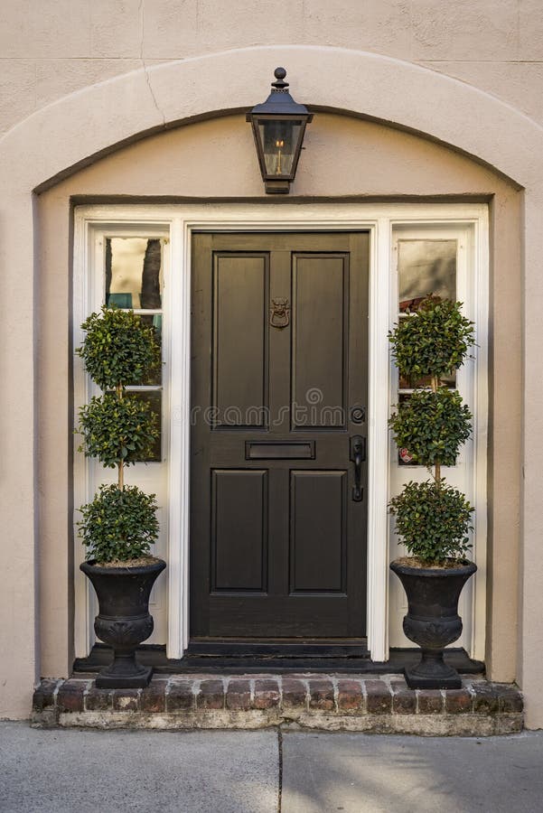 Front View of Ancient House in Charleston City Stock Image - Image of ...