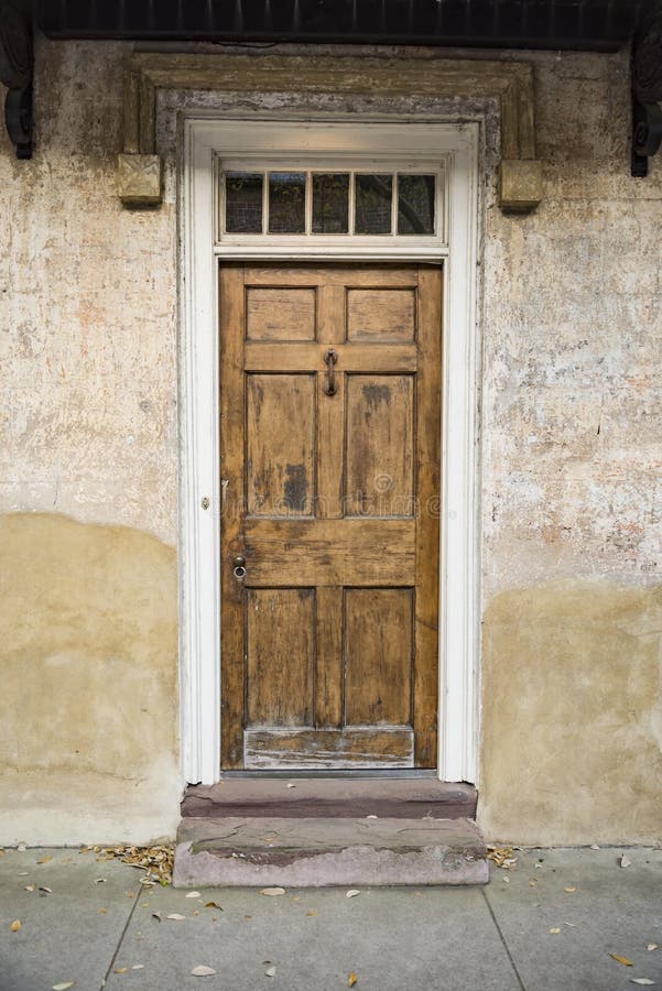 Front View of Ancient House in Charleston City Stock Image - Image of ...