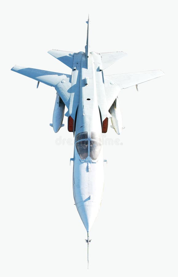 Front View of Armed Aircraft Stock Image - Image of aerospace, invasion ...