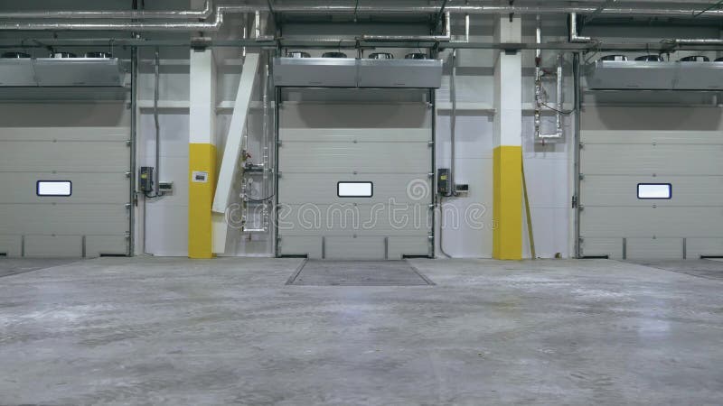 Logistics Center. Large Rack with Goods Stock Video - Video of altruism ...