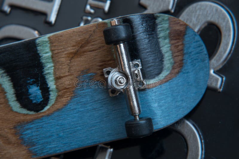 Front View of the Back of a Skate Board Stock Image - Image of metal ...