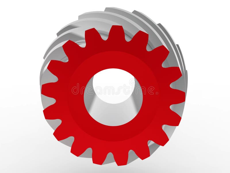 Front view bevel gear stock illustration. Illustration of shadows ...