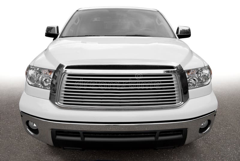 Front View of a Sporty Dodge Ram Pickup Truck Stock Image - Image of ...