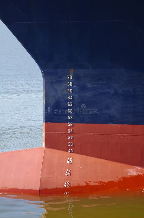 Front View of a Big Ship in a Port Stock Image - Image of vessel ...