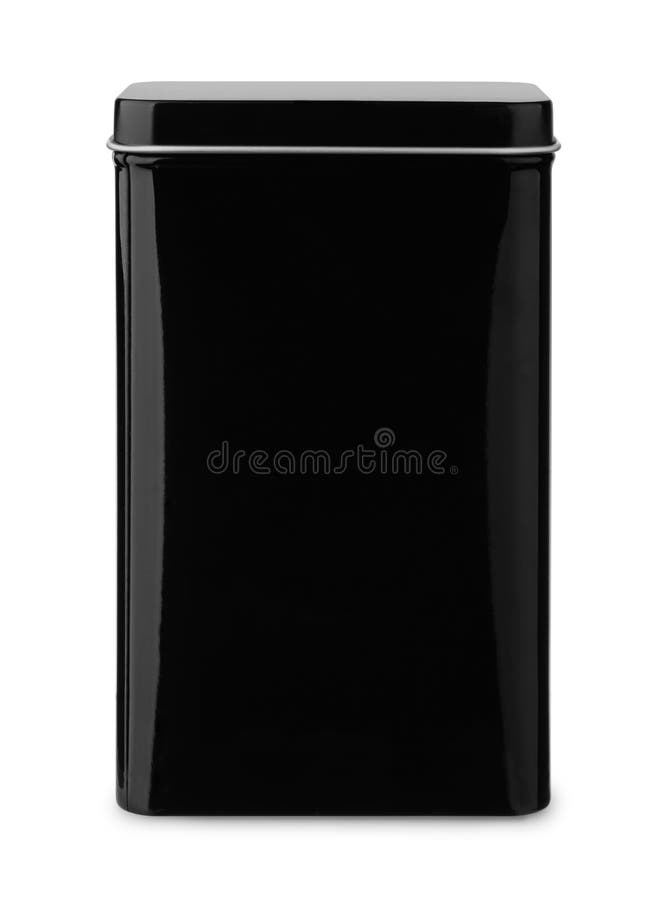 Black tall packaging box stock photo. Image of high - 114305010