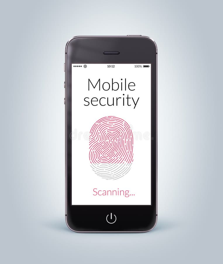 Mobile security app stock photo. Image of device, cellphone - 31102626