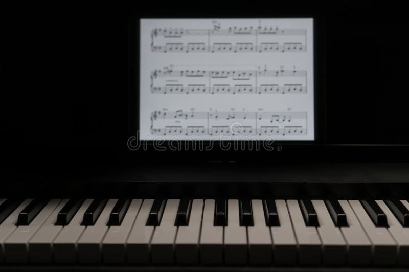 Electric Piano Tablet Screen Stock Photos - Free & Royalty-Free Stock ...