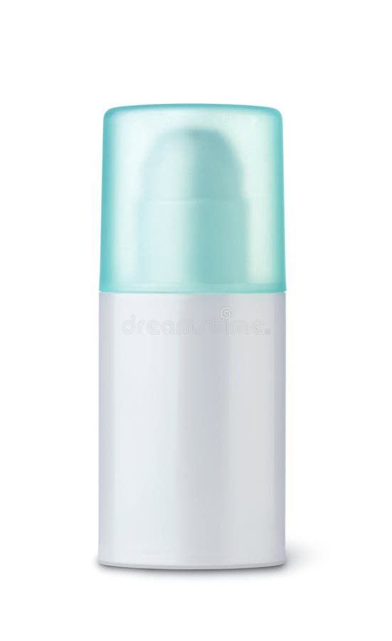 Front View of Blank Plastic Deodorant Bottle Stock Image - Image of ...