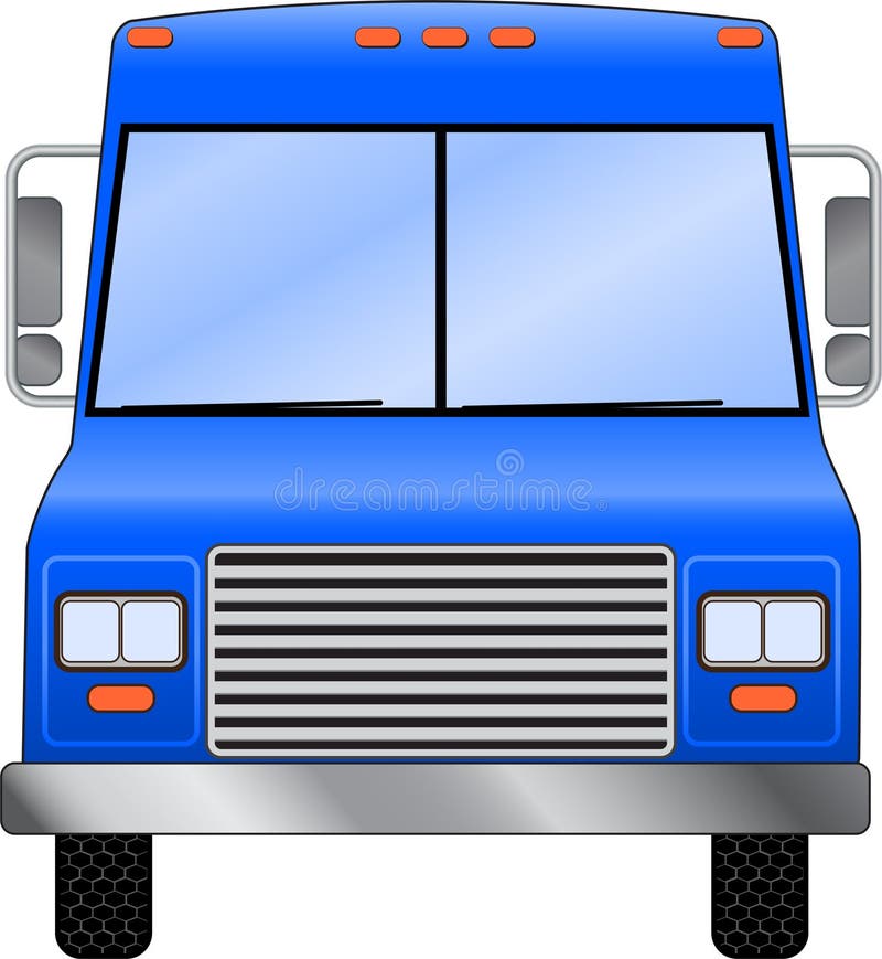 Van Drawing Front View Stock Illustrations – 681 Van Drawing Front View ...