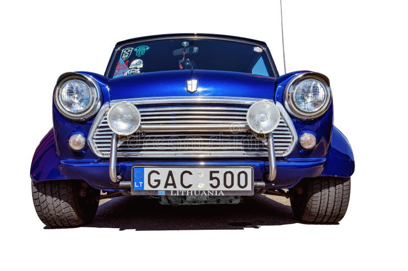 Mini Cooper Front View Isolated White Stock Photos - Free & Royalty ...