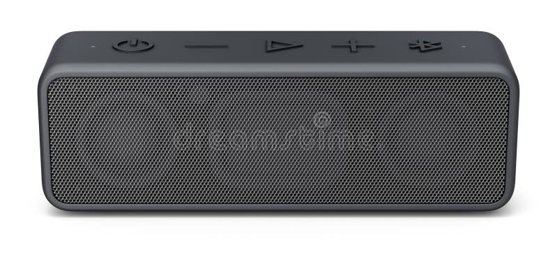 Front View of Bluetooth Speaker Stock Illustration - Illustration of ...