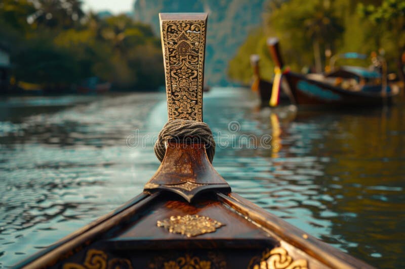 A Front View of a Boat on the Water. Suitable for Travel or Maritime ...