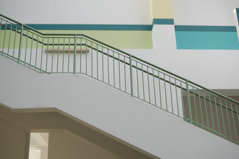 Front View of Brick Stair Outdoor Stock Image - Image of structure ...