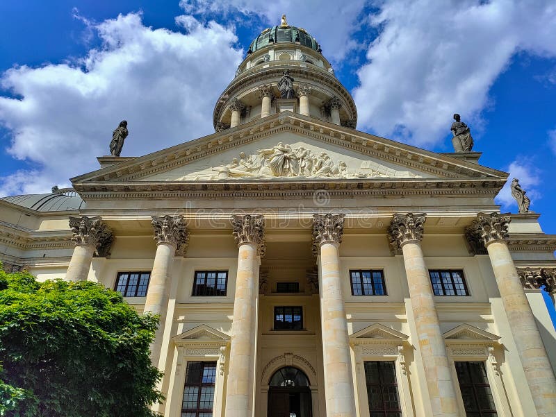 Front View of a Cathedral Made in Classicist Style with Beautiful ...