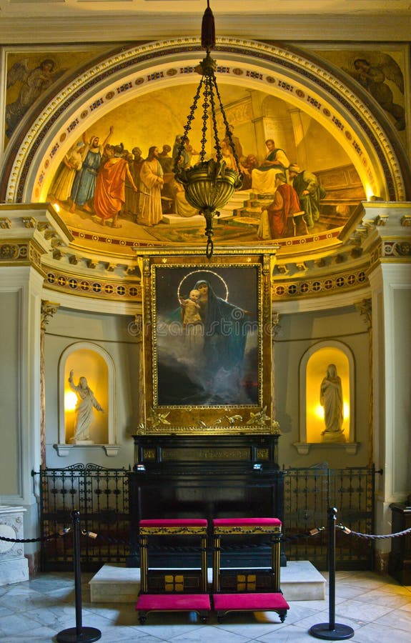 Front View of Chapel in Palace, Corfu Stock Image - Image of ...