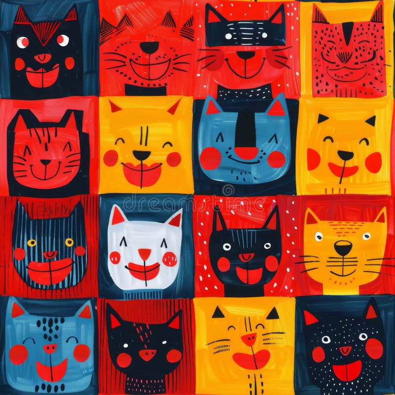 Happy Faces Pattern Stock Illustrations – 8,491 Happy Faces Pattern ...