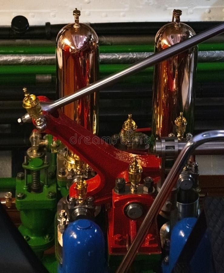 Front View of a Classic, Vintage Motor. Stock Image - Image of ...