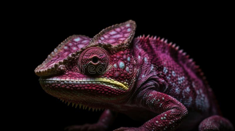 Portrait Purple Chameleon Stock Illustrations – 38 Portrait Purple ...