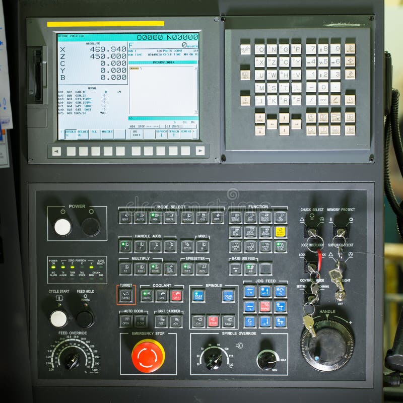 CNC Control stock image. Image of fuse, connect, component - 2413733