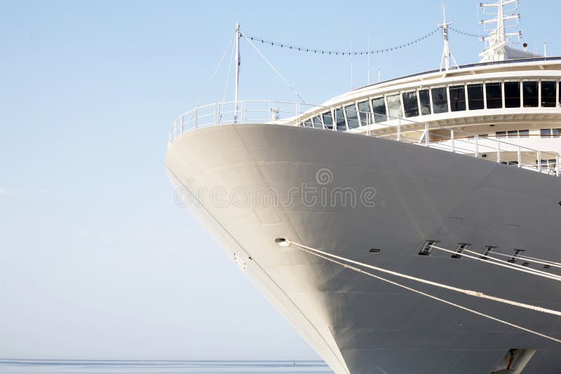 Front view of cruise liner stock image. Image of getaway - 5960541