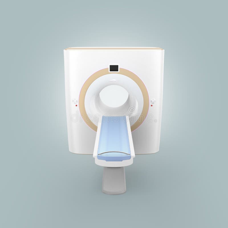 Tomography Scanner Machine with Patient and Doctor Stock Vector ...