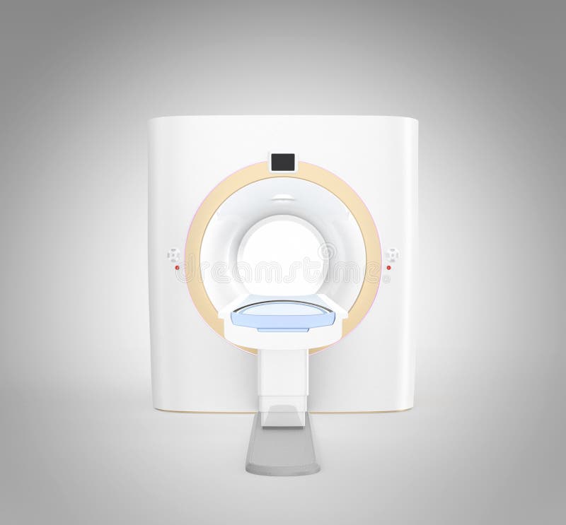 Front View of CT(Computer Tomography) Scanner Stock Illustration ...