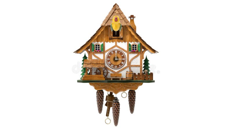 Cuckoo Clock Icon Animation Stock Footage - Video of cone, clock: 217990328