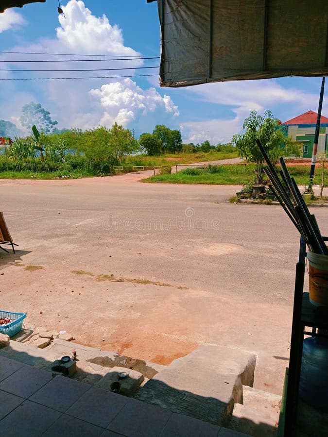 Front View of a Decoration Shop Stock Image - Image of roadview, front ...