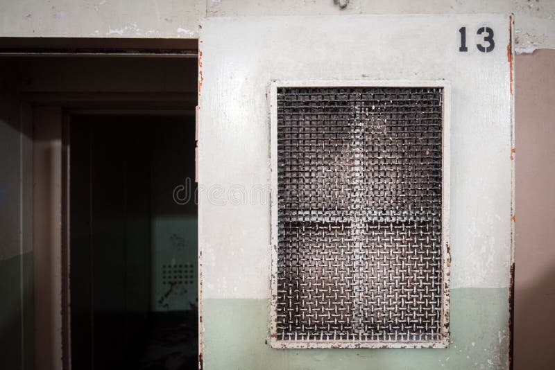 Front View of a Door of the Alcatraz Prison Editorial Photography ...