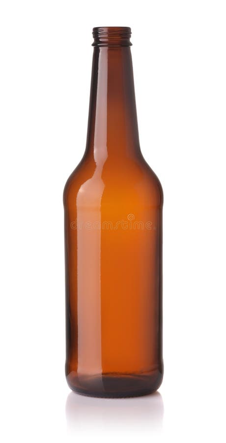 Brown glass beer bottle stock image. Image of celebration - 217472567