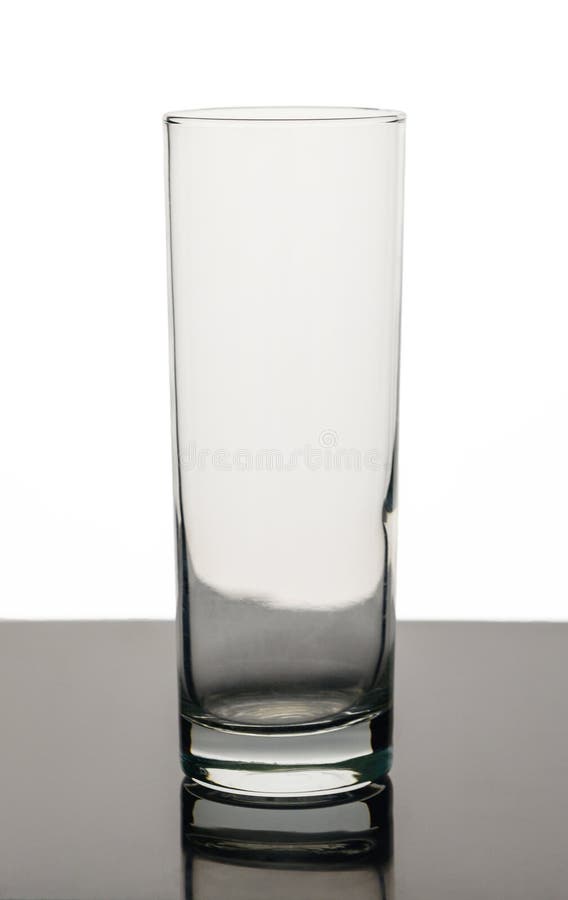 Front View of Empty Rocks Glass Stock Photo - Image of oldfashioned ...