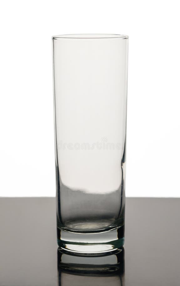 Front View of Empty Rocks Glass Stock Photo - Image of oldfashioned ...