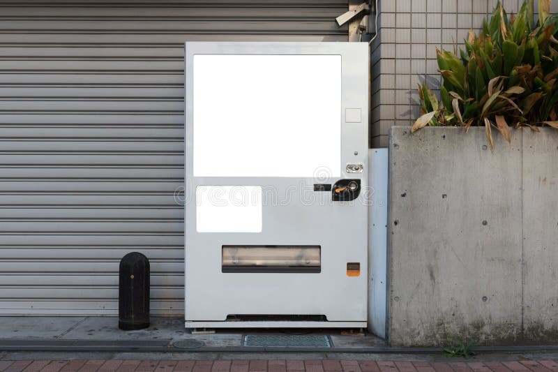 Vending Machines of Various Company Stock Image - Image of choosing ...