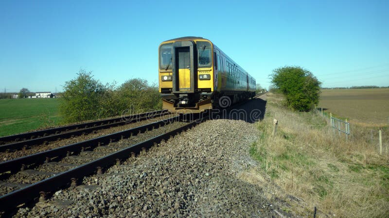 Front View of Express Train Stock Photo - Image of fence, express ...