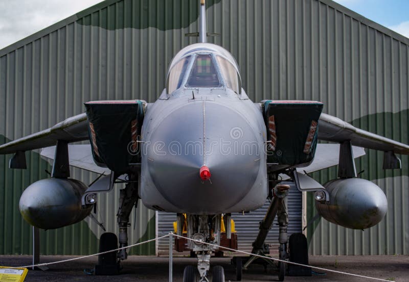 Front View of a Fighting Jet Plane Editorial Stock Photo - Image of ...