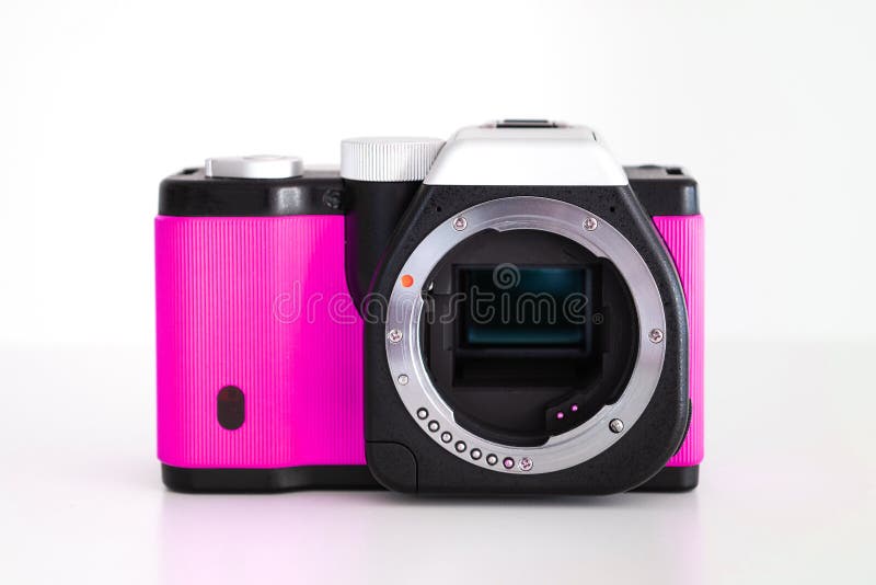 Front View of Generic Non Branded Mirrorless Photo Camera Body No Lens ...