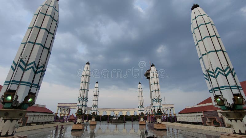 Front View of the Grand Mosque of Central Java & X28;Semarang& X29 ...