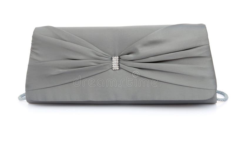 Front view grey purse stock photo. Image of elegance - 25599098