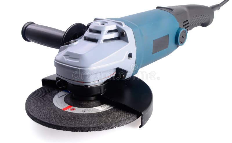 Front View Grinder on the White Background Stock Photo - Image of ...