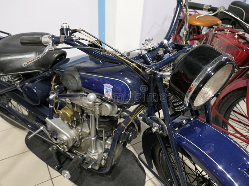 BMW R39 Motorcycle, Year 1925, on Display at the BMW Museum, Munich ...